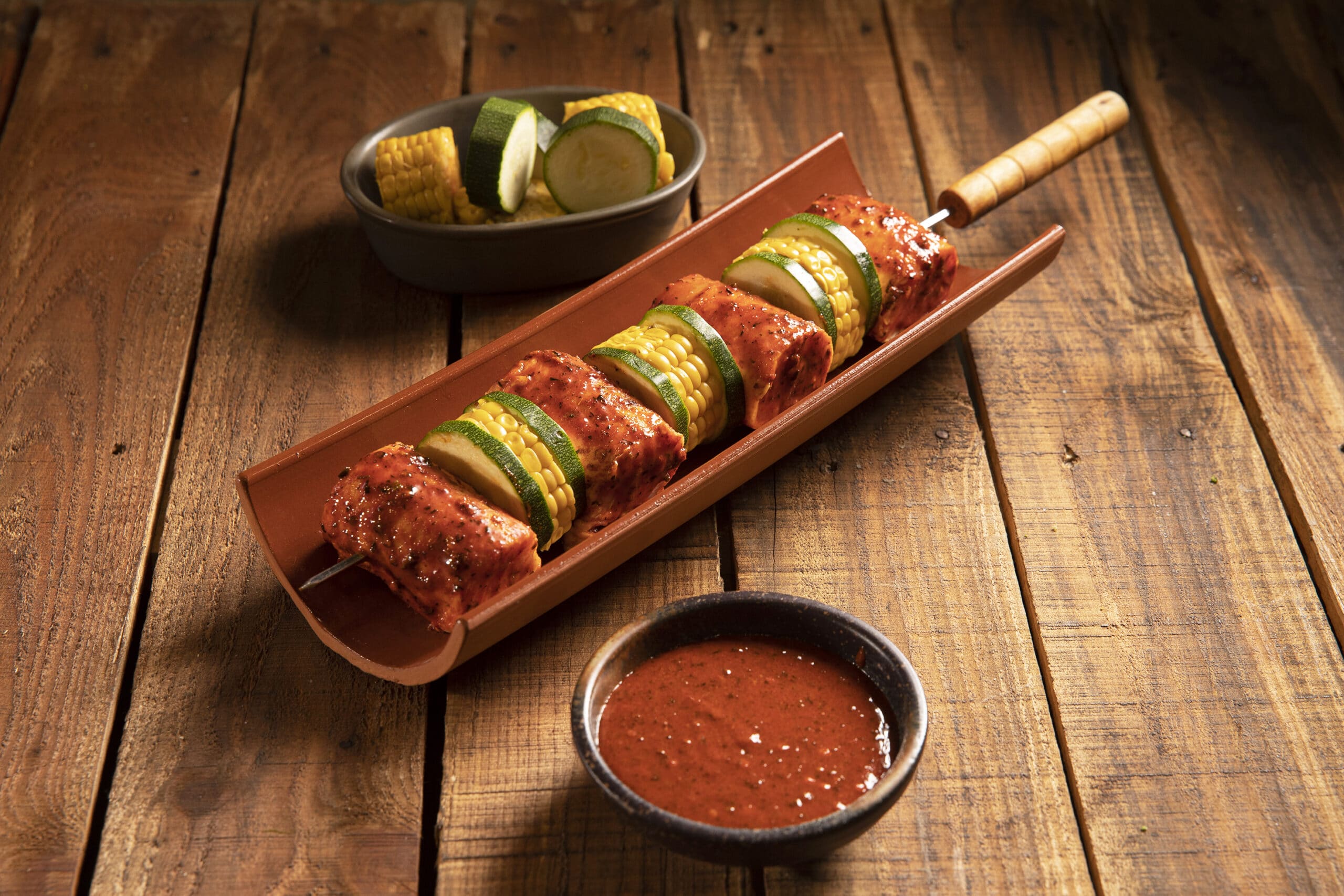 Mexican chicken kontosouvli | Provil